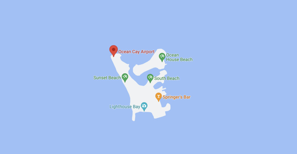 Ocean Cay Airport - Noble Air Charter