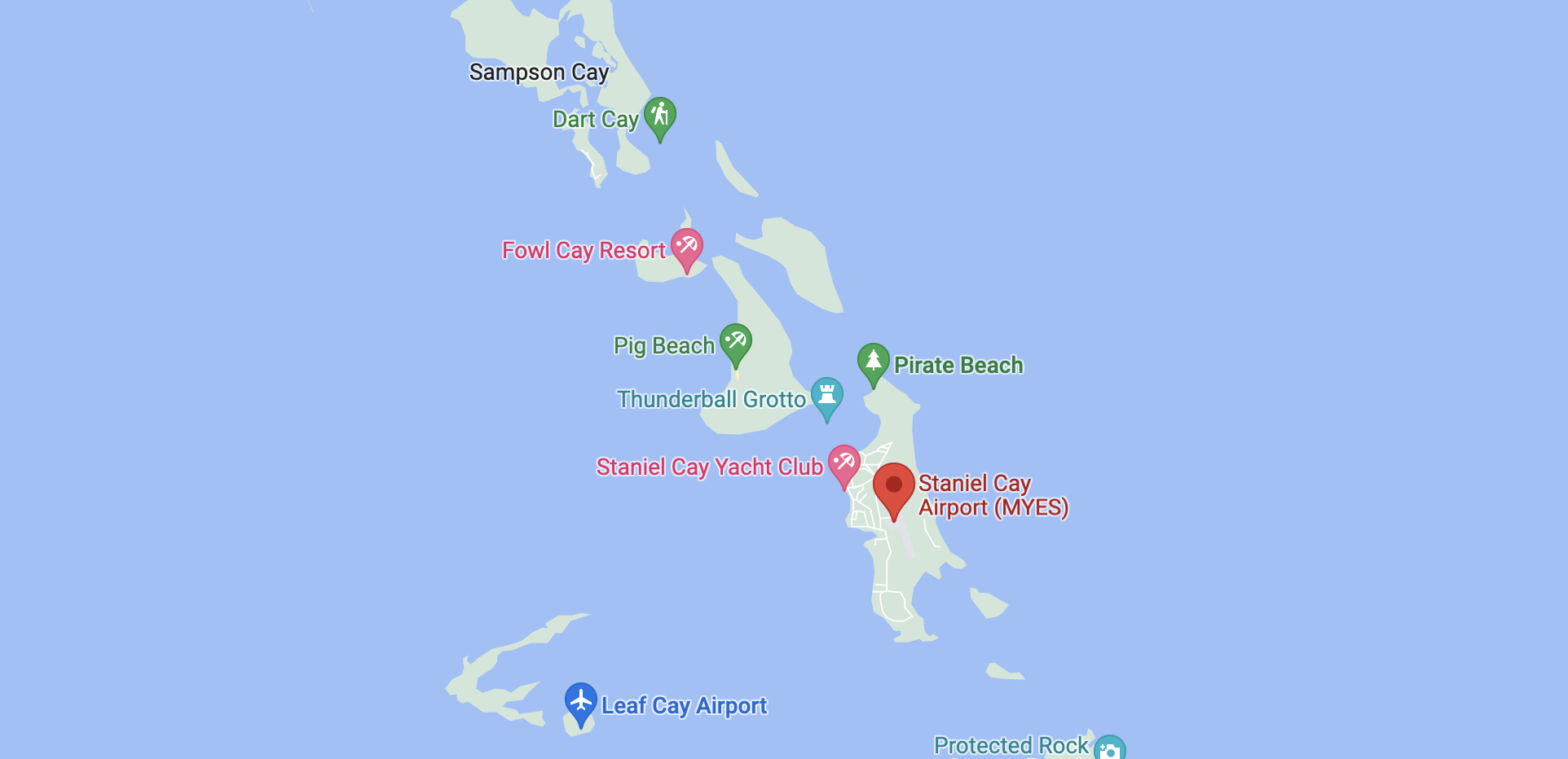 Staniel Cay Airport - Noble Air Charter