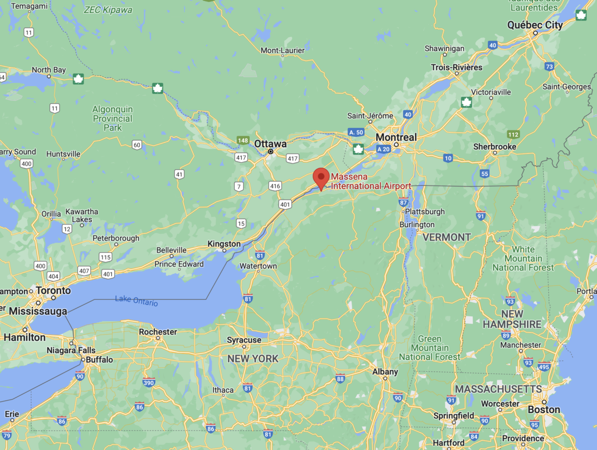 Massena International Airport | KMSS | MSS - Noble Air Charter