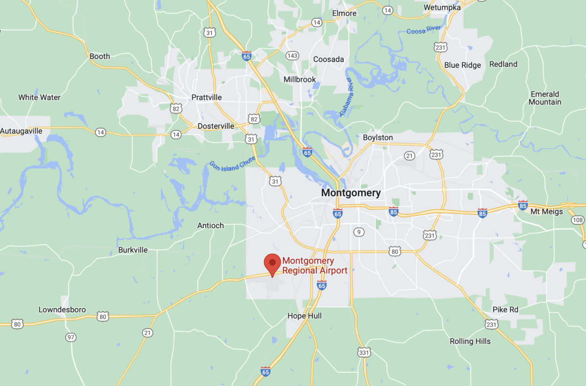 Montgomery Regional Airport | KMGM | MGM - Noble Air Charter